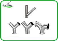 China Equal Straight Reducing Sanitary Pipe Fittings Y Shape Tee Pipe Fittings for sale