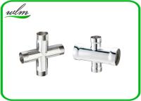 China Mirror Polishing Sanitary Pipe Fittings Cross Pipe Fittings For Pharmaceutical Engineering for sale