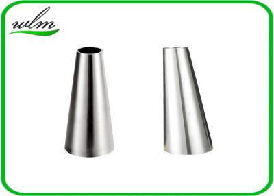 China Eccentric Concentric  Reducer Pipe Fittings , Threaded Sanitary Tri Clamp Fittings for sale