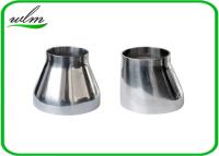 China Eccentric Concentric  Reducer Pipe Fittings , Threaded Sanitary Tri Clamp Fittings for sale