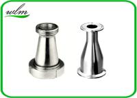 China Eccentric Concentric  Reducer Pipe Fittings , Threaded Sanitary Tri Clamp Fittings for sale