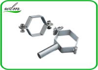 China Weld / Threaded Sanitary Pipe Fittings Stainless Steel Pipe Hangers Firm Connection for sale
