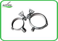 China Weld / Threaded Sanitary Pipe Fittings Stainless Steel Pipe Hangers Firm Connection for sale