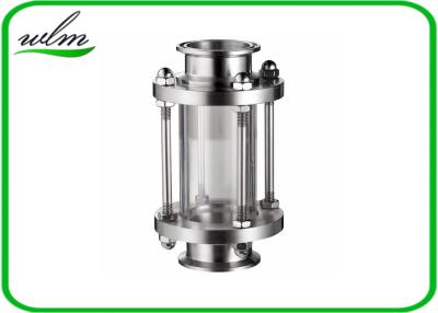 China Straight / Inline Tube Tri Clamp Sight Glass For Sanitary Stainless Steel Fittings for sale
