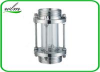 China Sanitary Straight / Inline Pipe Sight Glass Male Thread Connection , Reducing Shaped for sale