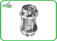 China Sanitary Straight / Inline Pipe Sight Glass Male Thread Connection , Reducing Shaped for sale