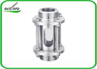 China Sanitary Straight / Inline Pipe Sight Glass Male Thread Connection , Reducing Shaped for sale