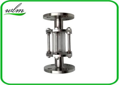 China Full Bore Sanitary Sight Glass Flange Type , 304 / 316L Stainless Sight Glass for sale