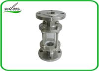 China Full Bore Sanitary Sight Glass Flange Type , 304 / 316L Stainless Sight Glass for sale