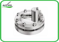 China 10 Bar Sanitary Flanged Sight Glass For Tanks , Explosion - Proof Design for sale