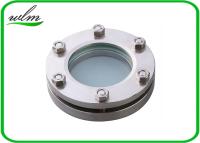 China 10 Bar Sanitary Flanged Sight Glass For Tanks , Explosion - Proof Design for sale