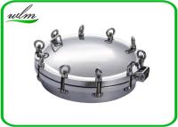 China Metal Stainless Steel Manhole Cover / Tank Manhole Cover For Pressure Vessel for sale