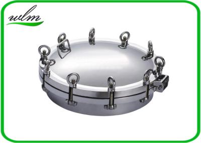 China Metal Stainless Steel Manhole Cover / Tank Manhole Cover For Pressure Vessel for sale