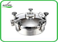 China Metal Stainless Steel Manhole Cover / Tank Manhole Cover For Pressure Vessel for sale