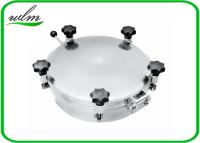 China Metal Stainless Steel Manhole Cover / Tank Manhole Cover For Pressure Vessel for sale