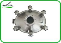 China Sight Glass Stainless Steel Manhole Cover High Pressure Elliptical Shaped for sale