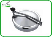 China Normal Pressure Stainless Steel Manhole Cover , Tank Round Manhole Cover for sale
