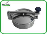 China Normal Pressure Stainless Steel Manhole Cover , Tank Round Manhole Cover for sale