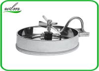 China 304 316L Stainless Steel Manhole Cover Sanitary Elliptical Shape For Hygienic Tank Vessels for sale