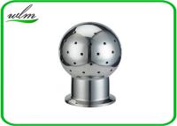 China Fixed Tank Sanitary Stainless Steel Spray Ball With Tri Clamp Connection End for sale