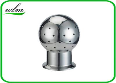 China Fixed Tank Sanitary Stainless Steel Spray Ball With Tri Clamp Connection End for sale
