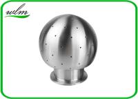 China Fixed Tank Sanitary Stainless Steel Spray Ball With Tri Clamp Connection End for sale