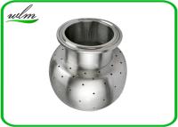 China Fixed Tank Sanitary Stainless Steel Spray Ball With Tri Clamp Connection End for sale