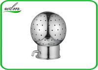 China Hygienic Rotating Cip Spray Ball Bolted Fixed , Cleaning Without Dead Angle for sale