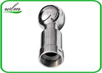 China Female Thread Sanitary Rotating Cip Spray Ball With Round / Oval Shape Ball Head for sale