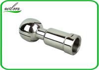 China Female Thread Sanitary Rotating Cip Spray Ball With Round / Oval Shape Ball Head for sale