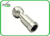 China Female Thread Sanitary Rotating Cip Spray Ball With Round / Oval Shape Ball Head for sale