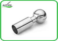 China 360 Degree Rotary Sanitary Spray Balls Stainless Steel Butt Weld Connection End for sale