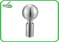 China 360 Degree Rotary Sanitary Spray Balls Stainless Steel Butt Weld Connection End for sale