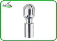 China 360 Degree Rotary Sanitary Spray Balls Stainless Steel Butt Weld Connection End for sale