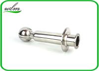 China Automatically Sanitary Rotary Spray Ball Double Clamp Flange Connection End for sale
