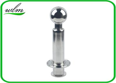 China Automatically Sanitary Rotary Spray Ball Double Clamp Flange Connection End for sale