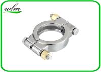 China Hygienic High Pressure Pipe Clamps With Automatically Adapt Fastening Forces for sale