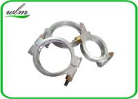 China Hygienic High Pressure Pipe Clamps With Automatically Adapt Fastening Forces for sale