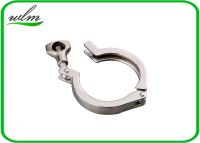 China Hygienic Heavy Duty Pipe Clamps DIN ISO 3A SMS Standard With Highly Sealing for sale