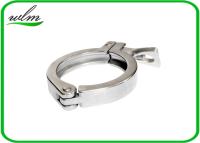 China Hygienic Heavy Duty Pipe Clamps DIN ISO 3A SMS Standard With Highly Sealing for sale