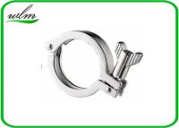 China Hygienic Heavy Duty Pipe Clamps DIN ISO 3A SMS Standard With Highly Sealing for sale