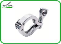 China Sanitary Hygienic Double Bolt Pipe Clamps Tri Clamp Sanitary Fittings Mirror Polishing for sale