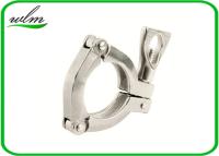 China High Safety Sanitary Tri Clamp Fittings Three Pieces Detachable Clamps With Triple Leak Proof for sale