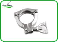 China High Safety Sanitary Tri Clamp Fittings Three Pieces Detachable Clamps With Triple Leak Proof for sale