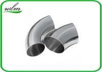 China Durable Sanitary Butt Weld Fittings 45 / 90 / 180 Degree Bends Elbows Fittings for sale