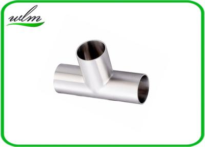 China Stainless Steel Sanitary Butt Weld Fittings Eccentric Elbow Tee Pipe Fitting 1/2
