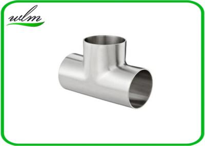 China Safety Sanitary Butt Weld Fittings Straight Reducing Tee Fitting 1/4