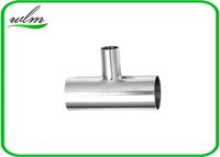 China Safety Sanitary Butt Weld Fittings Straight Reducing Tee Fitting 1/4