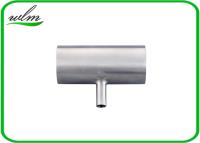 China Safety Sanitary Butt Weld Fittings Straight Reducing Tee Fitting 1/4