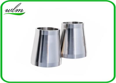 China Stain Finishing Eccentric Reducer Pipe Fitting For SS Sanitary Pipe Fittings for sale